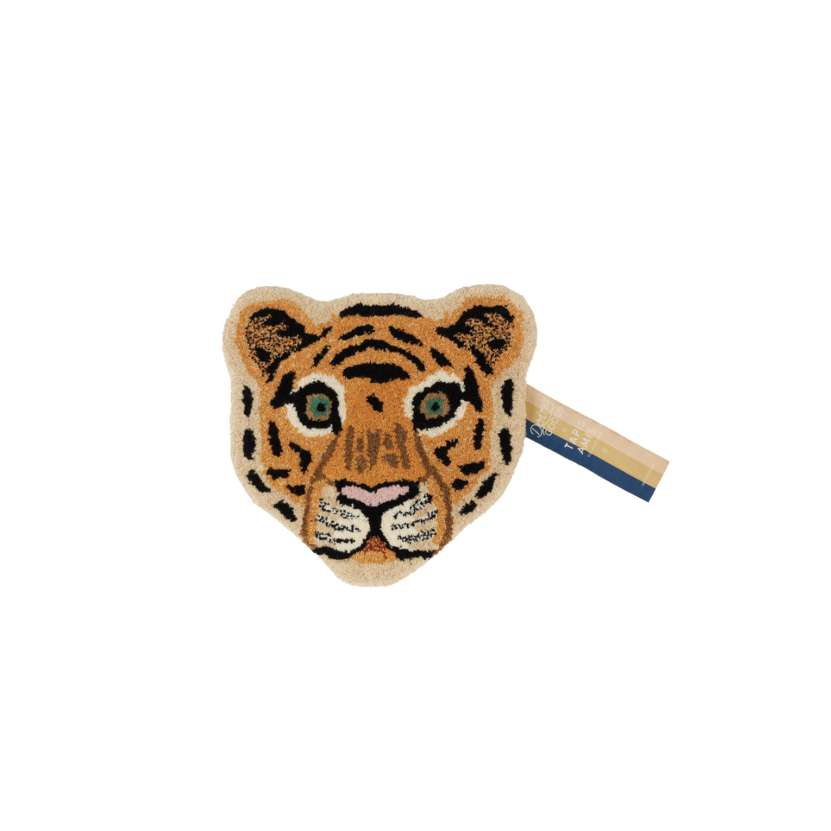 Cloudy Tiger Head Rug — Färg Design